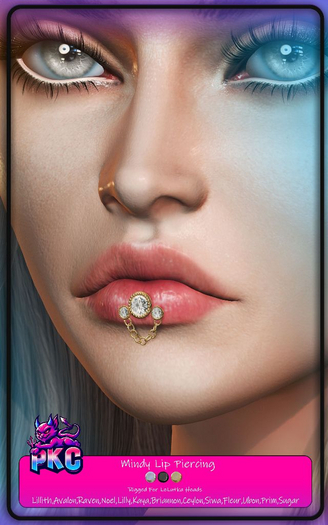 Second Life Marketplace - *PKC* Mindy Lip Piercing